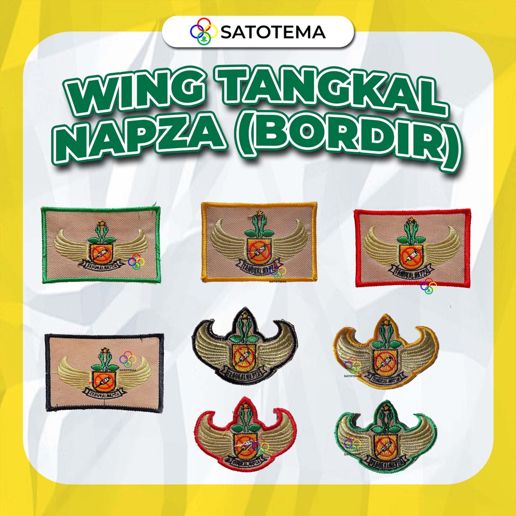 Jual Wing Tangkal Napza Bordir - Logo Tangkal Napza - Tangkal Napza ...
