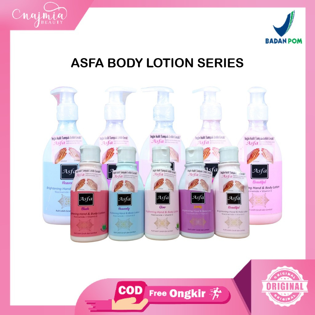 Jual Asfa Brightening Body Lotion With Niacinamide Dan Vitamin E Lovely ...