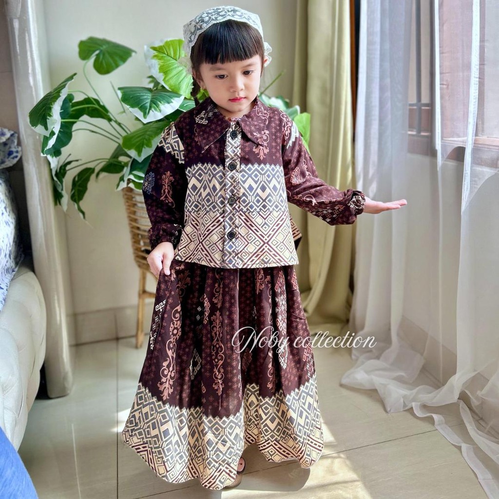 Jual Noby Collection Setelan Rok Anak Perempuan Rayon Viscose Model ...