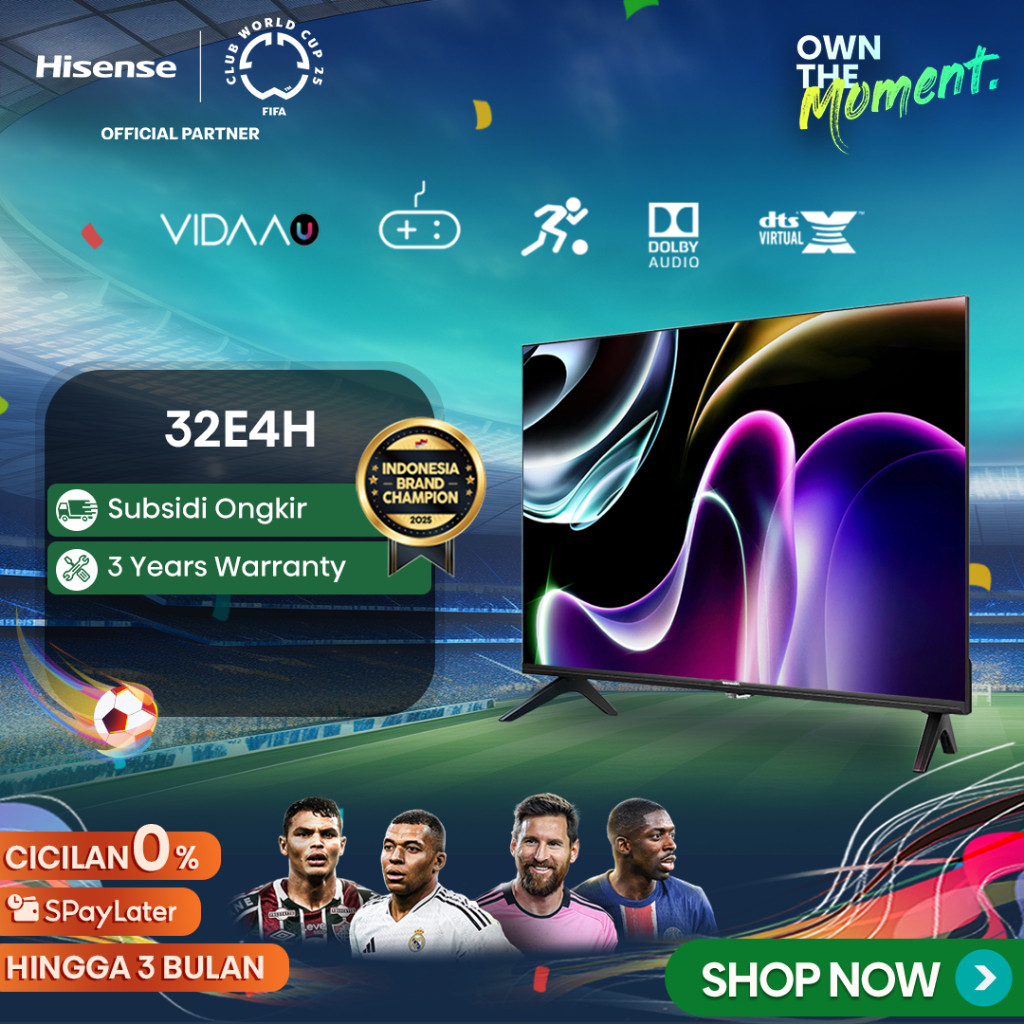 Jual Hisense 32" HD Vidaa Smart TV-Bezelless Design-Dolby Audio ...