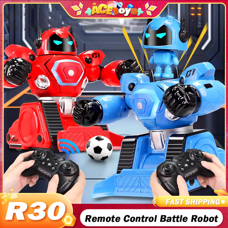 Jual JJRC R30 Remote Control Battle Robot Fighting Double Boxing Soccer ...