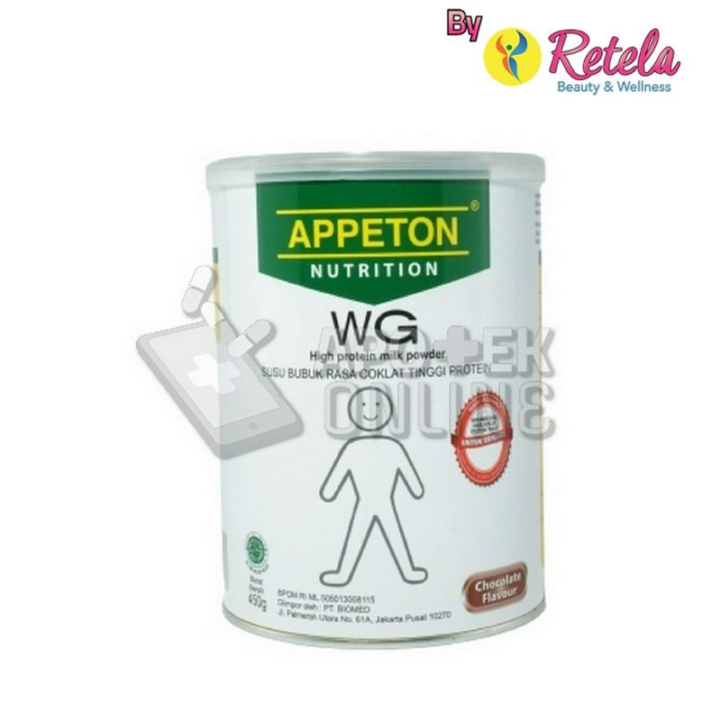 Jual APPETON WEIGHT GAIN ADULT 450GR DEWASA RASA VANILLA | Shopee Indonesia
