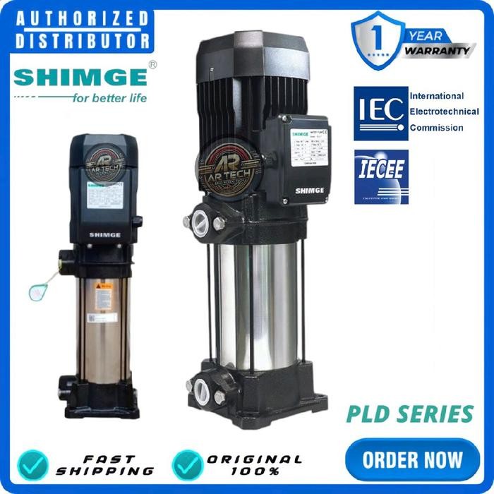 Jual SHIMGE PLD 4-7 POMPA MULTISTAGE BOOSTER PUMP VERTICAL 220V | Shopee Indonesia