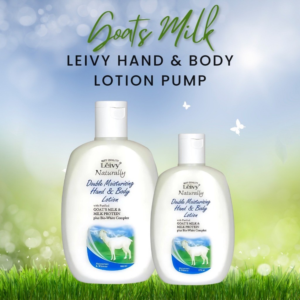 Jual Leivy Hand Body Lotion Double Moisturizing Goats Milk & Royal ...