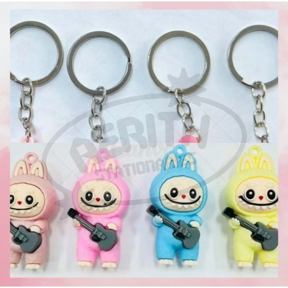 Jual AS COD PROMO - Gantungan Kunci Labubu Gitar Karakter Lucu Unik ...