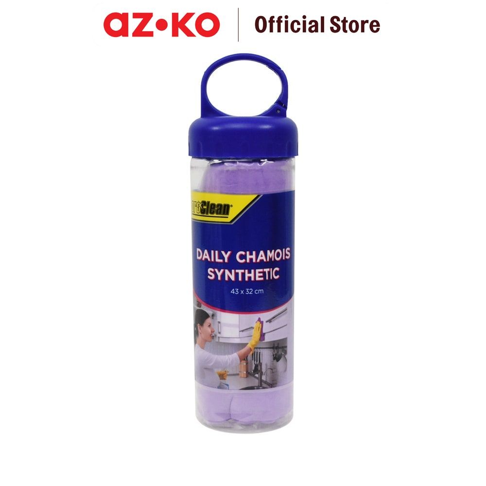Jual AZKO Proclean Lap Chamois 43 X 32 cm - Ungu Lap Pembersih ...