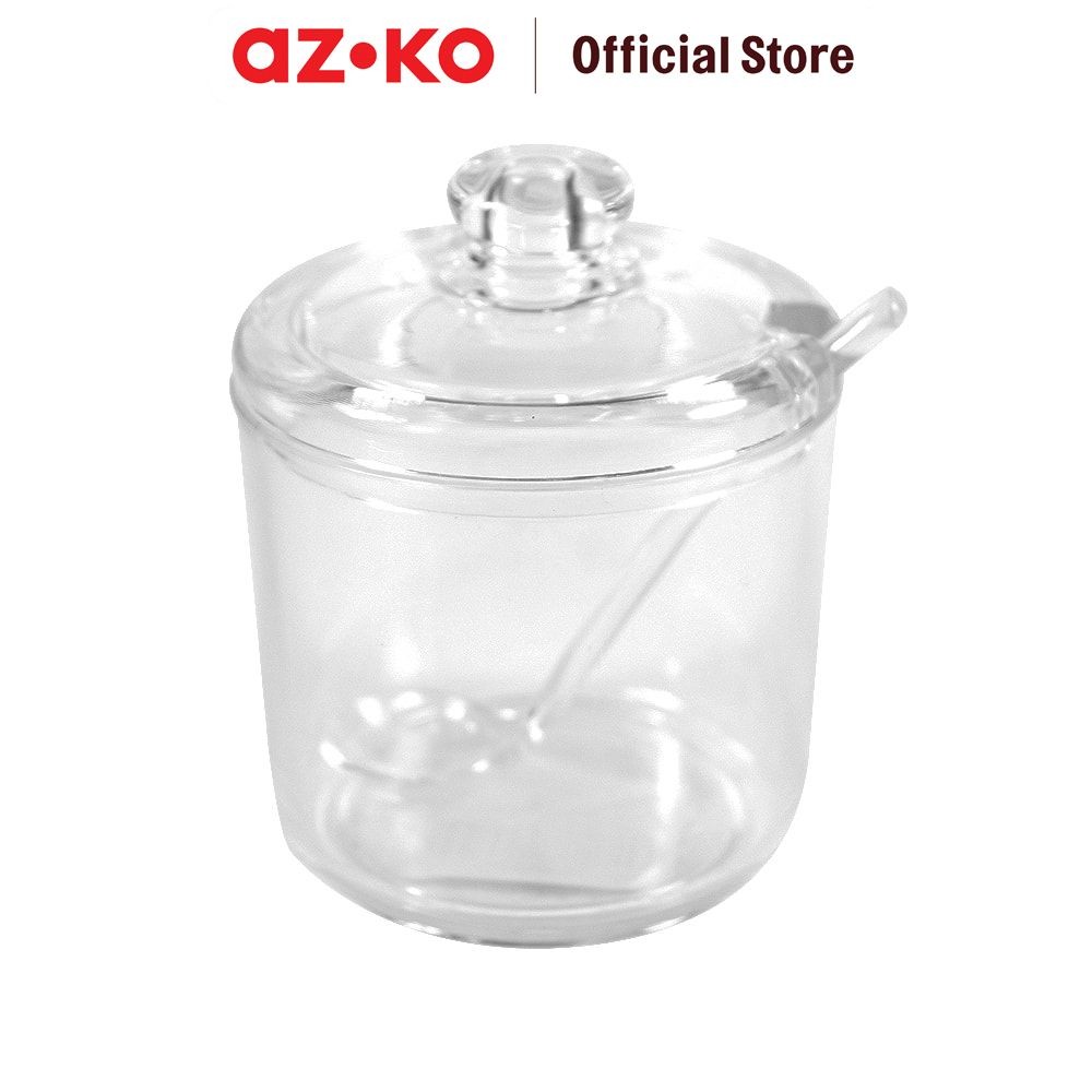 Jual AZKO Krischef Tempat Gula 300 ml - Transparan Sugar Jar Wadah Gula ...