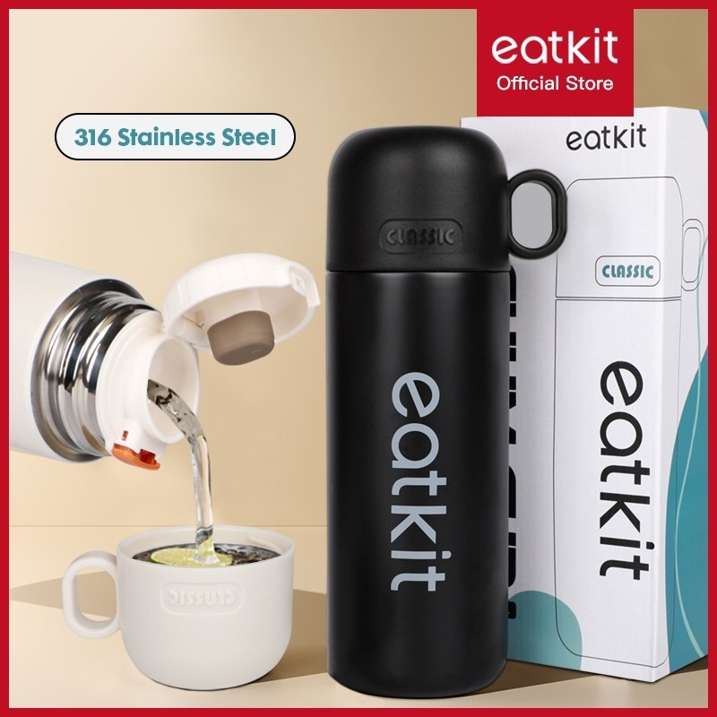 Jual AZ68MS Eatkit Stainless Steel Termos Kecil Portable 316 Stainless ...