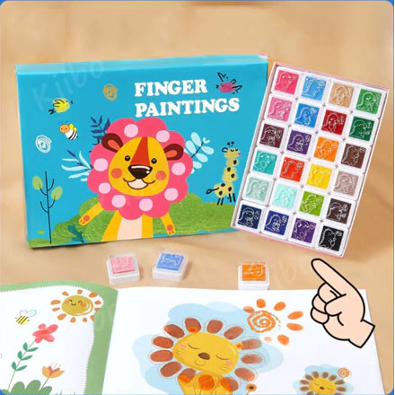 Jual Finger Painting Colors with Template Mainan Edukasi Anak ...