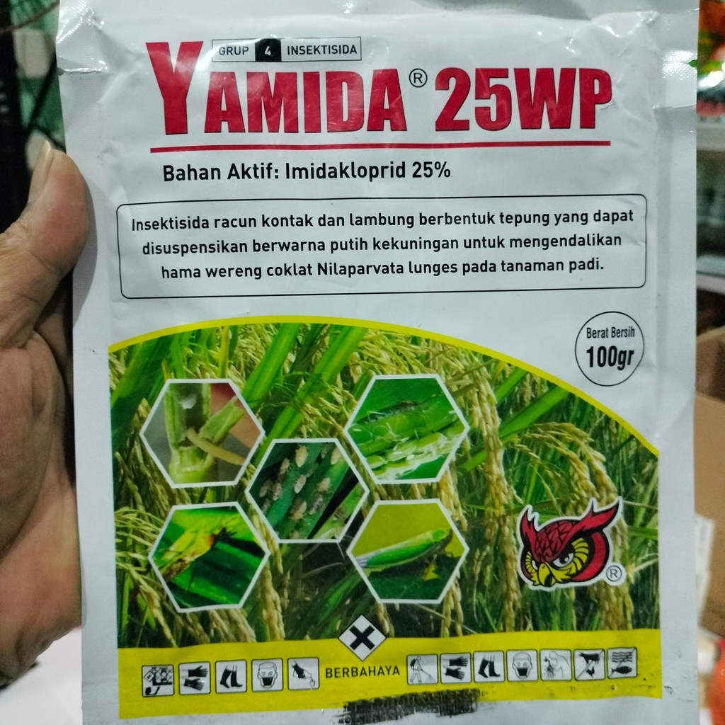 Jual Insektisida Yamida 25 wp 100gr imidakloprid 25% Atasi Hama Tanaman ...