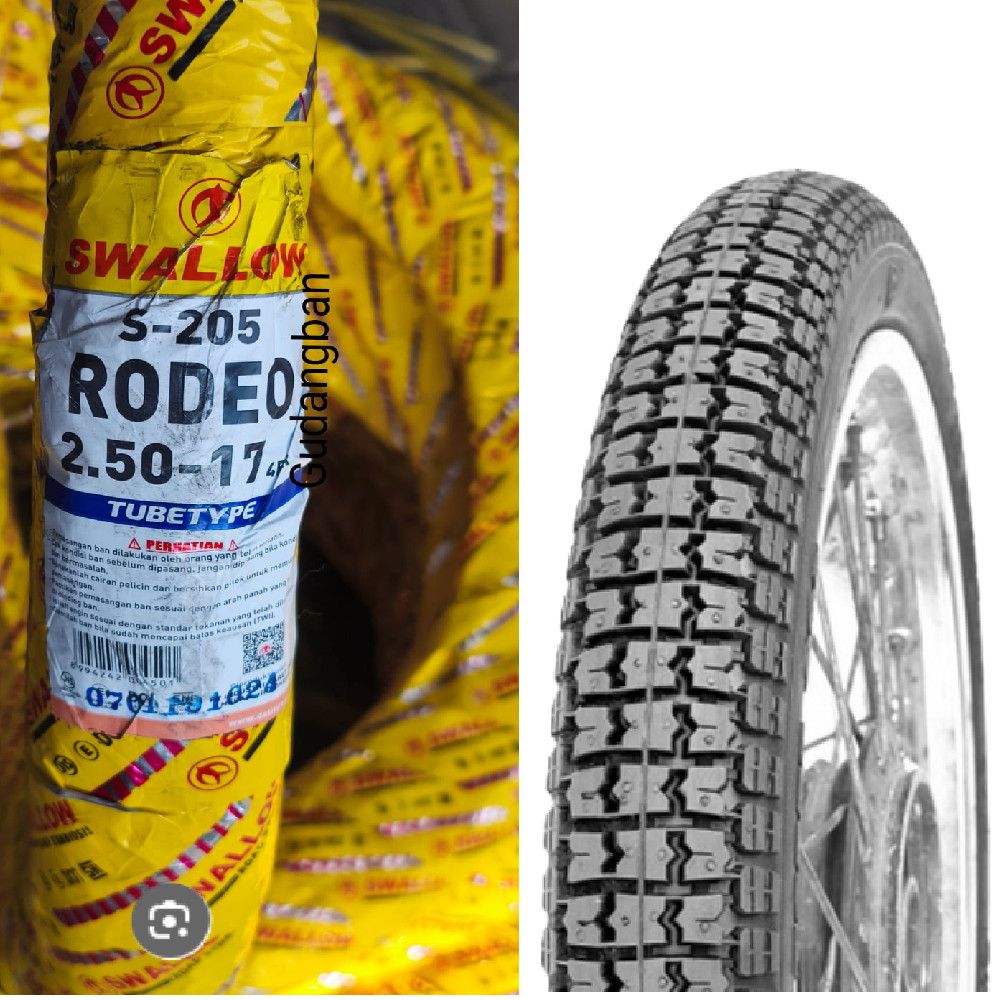 Jual ( IRC / Swallow / KINGLAND ) RODEO 250 17 R6 K202 Belakang MOTOR ...