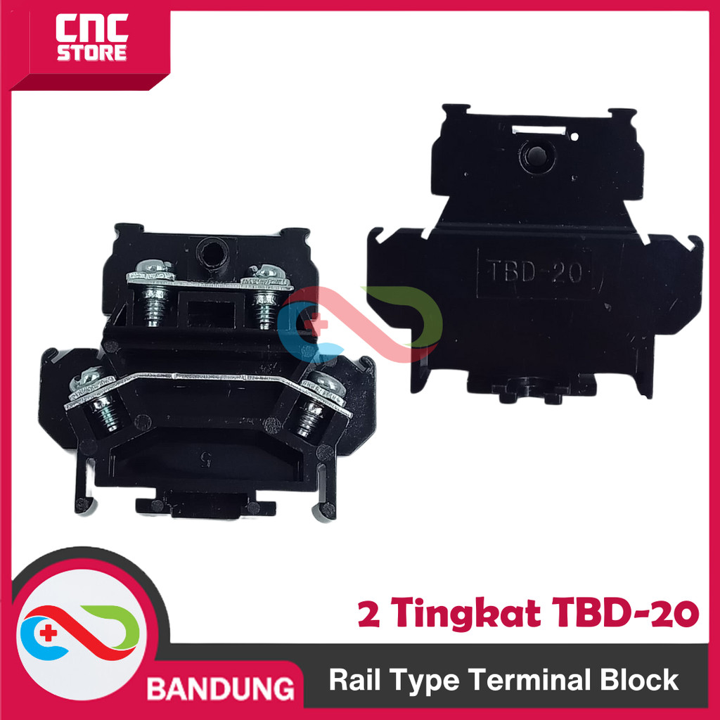 Jual TERMINAL BLOCK 2 TINGKAT - RAIL TYPE TERMINAL BLOCK 2 TINGKAT CBD20 TBD 20 TBD-20 TBD20 TBD ...