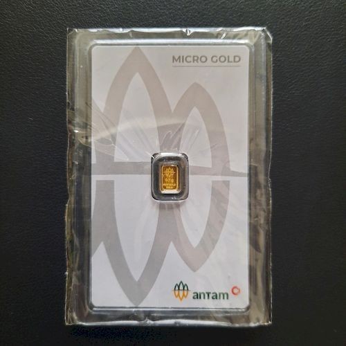 Jual Paket HEMAT 7 KEPING LOGAM MULIA EMAS ANTAM HARTADINATA MICRO GOLD ...