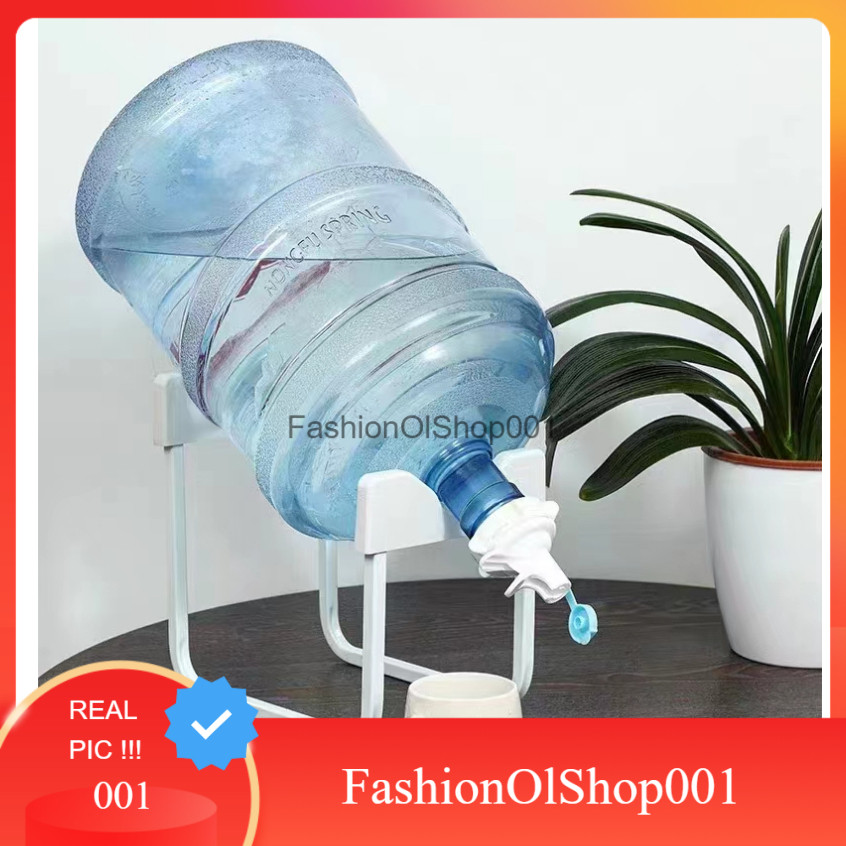 Jual Dudukan Galon Besi Miring/ Kaki Tempat Galon Besi Bonus Keran Anti ...