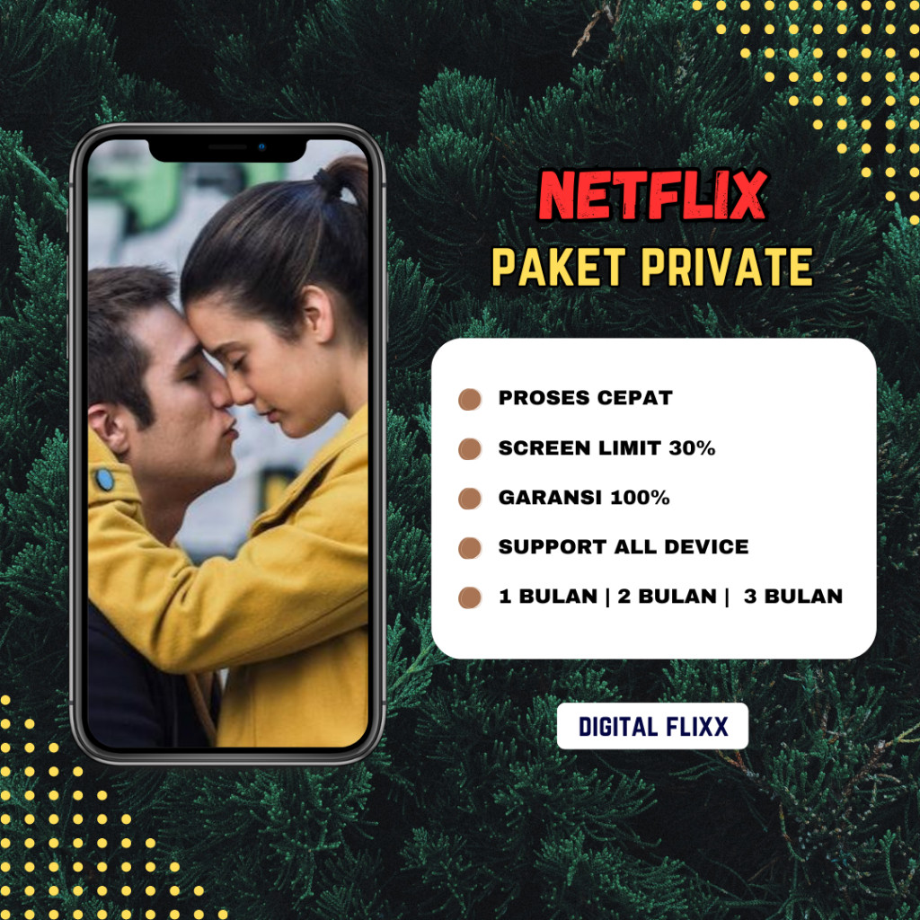 Jual Netflix Paket Private Digital FLIXX | Shopee Indonesia