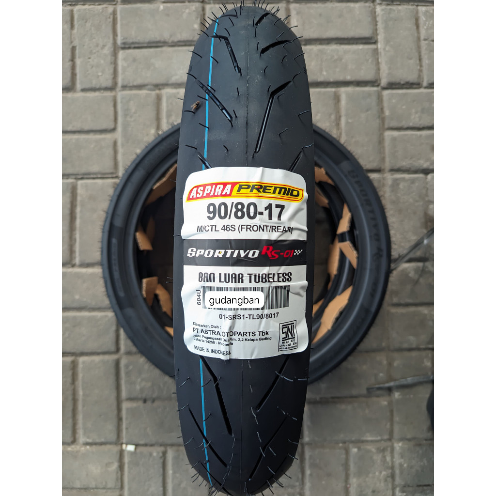 Jual Ban Motor Aspira RS01 / RS 01 90/80-17 Tubeless Soft Compound | Shopee Indonesia