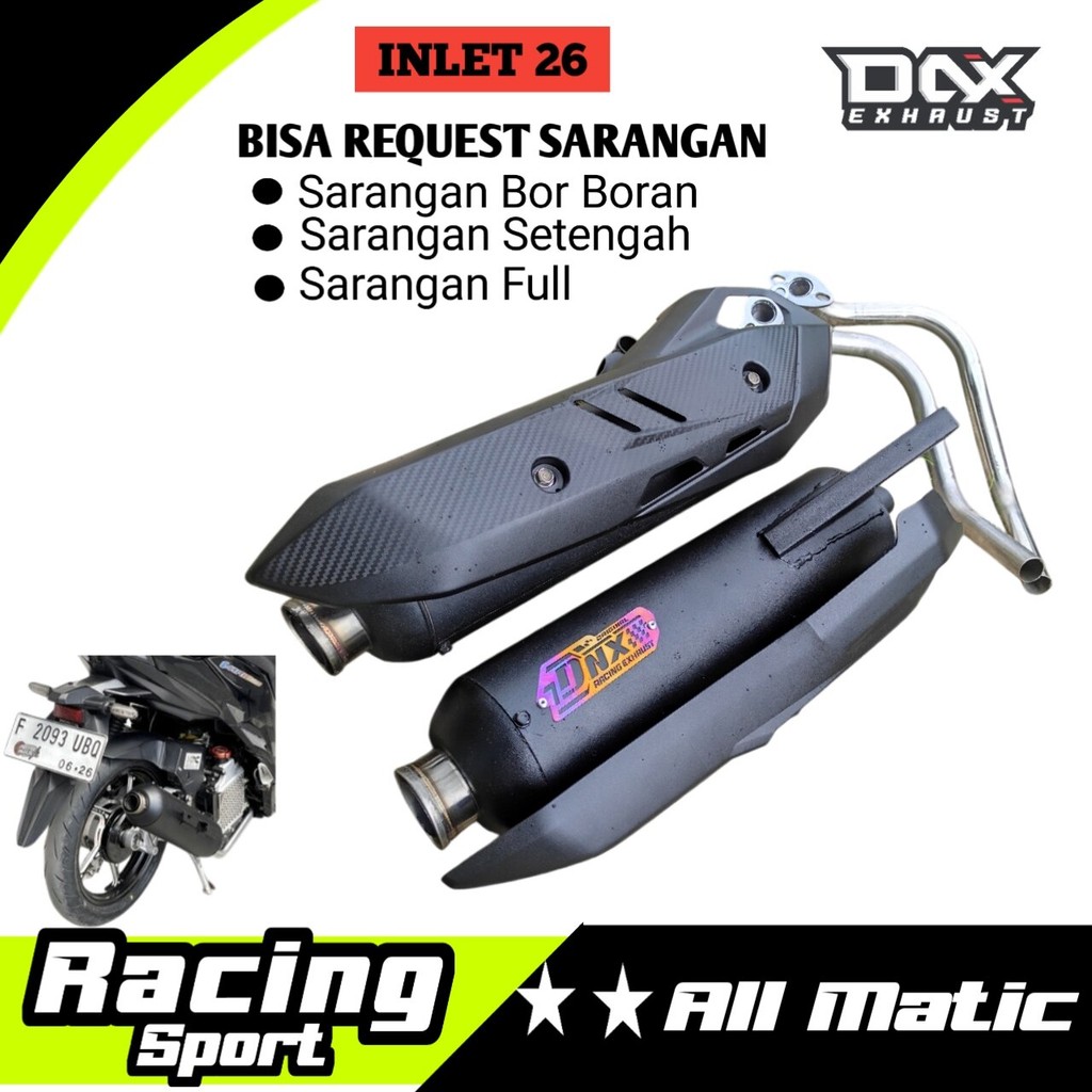 Jual Knalpot Original DNX Moncong Sijiro Saringan Full, Setengah, Bor ...