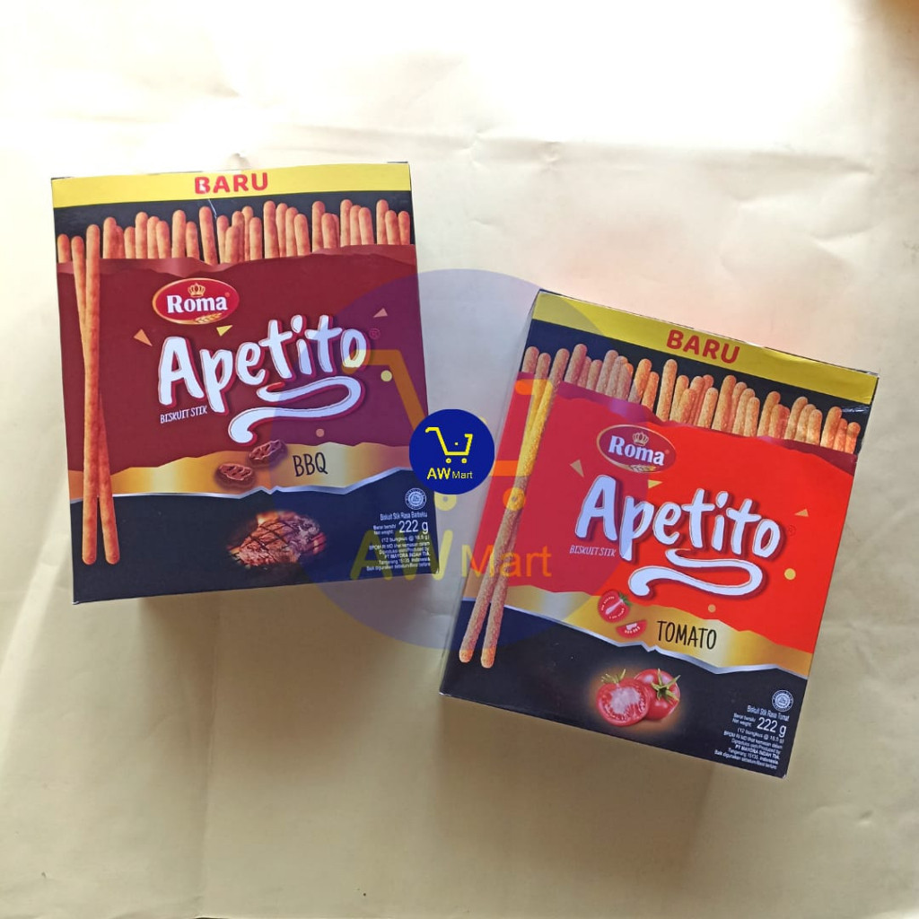 Jual ROMA APETITO BISKUIT STIK BOX ISI ( 10 BUNGKUS X 18,5 GRAM ...
