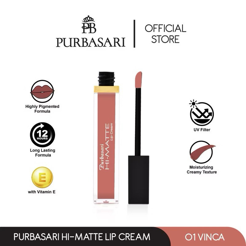Jual Purbasari Hi-Matte Lip Cream Pcs/ Matte Lipcream / Matte Lipstick ...