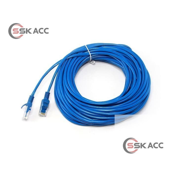 Jual Kabel LAN Internet Utp Cat5 10M / Kabel Jaringan Cat 5 10Meter DISTRIBUTORACC-KOMPUTER ...