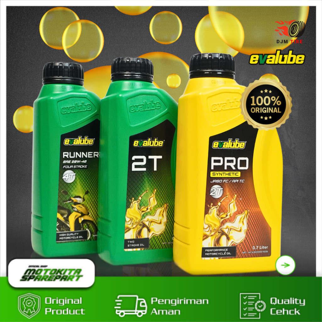 Jual MotoKita Oli Motor Evalube 2T TB 0,7L | Shopee Indonesia