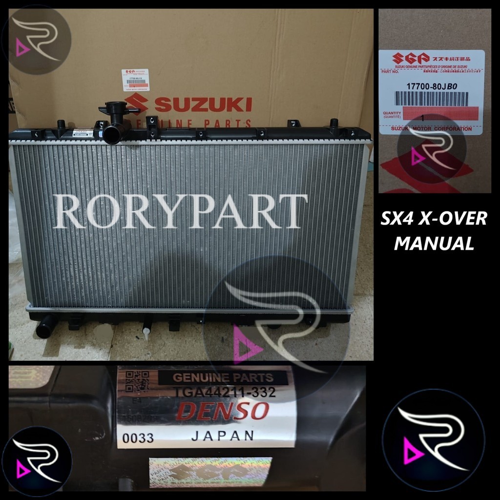 Jual RADIATOR ASSY SUZUKI X-OVER SX4 MANUAL ORIGINAL DENSO JAPAN ...