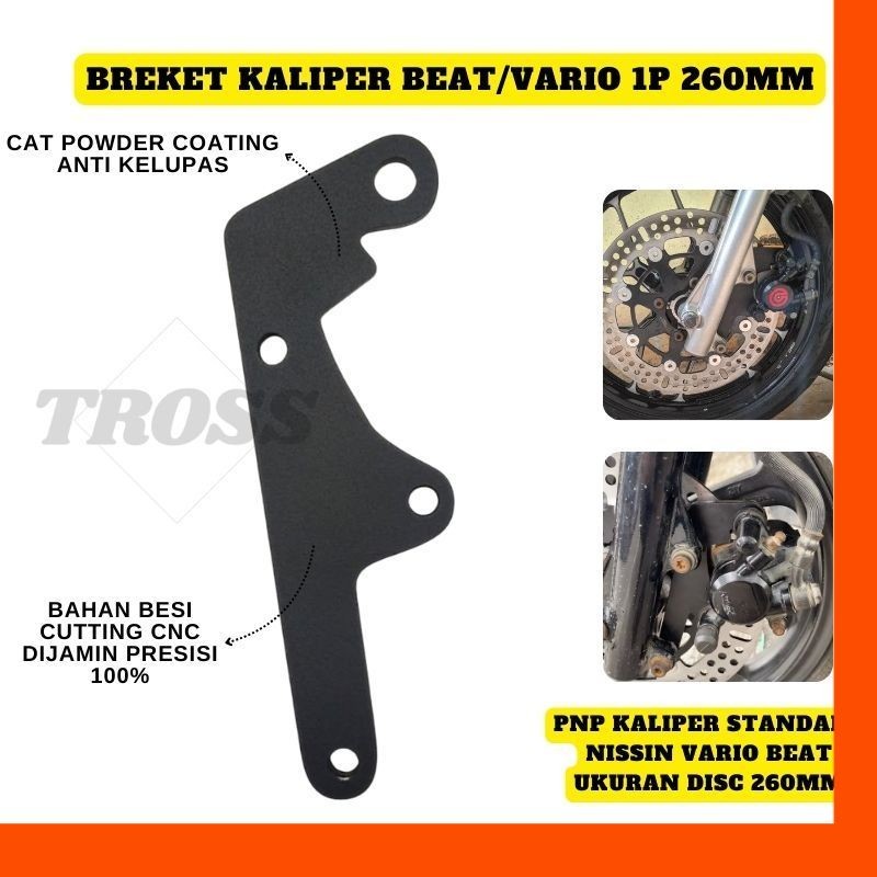 Jual Breket Bracket Kaliper Piringan Disc Cakram Depan Kaliper Standar ...