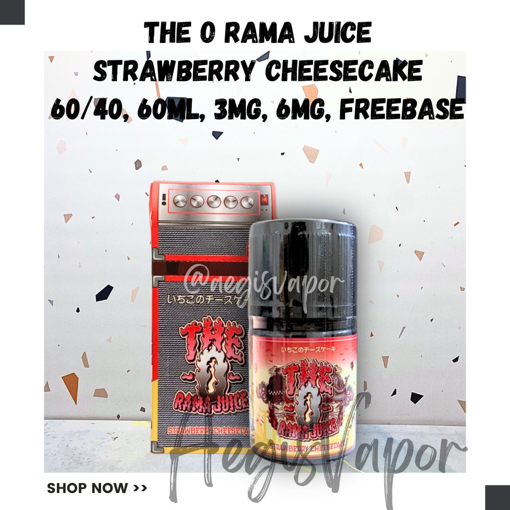 Jual The O Rama Juice Strawberry Cheesecake 60ml | Shopee Indonesia