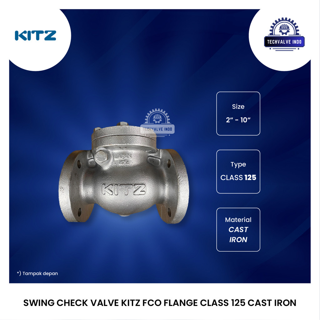 Jual SWING CHECK VALVE KITZ FCO 3" INCH CLASS 125 ORIGINAL | Shopee ...