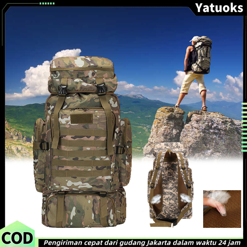 Jual Ransel pendakian gunung / Tas Gunung 80 liter / Ransel ...