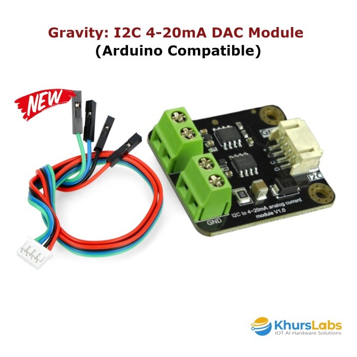 Jual GB99 DFRobot Gravity I2C 4-20mA DAC Module (Arduino Compatible) | Shopee Indonesia