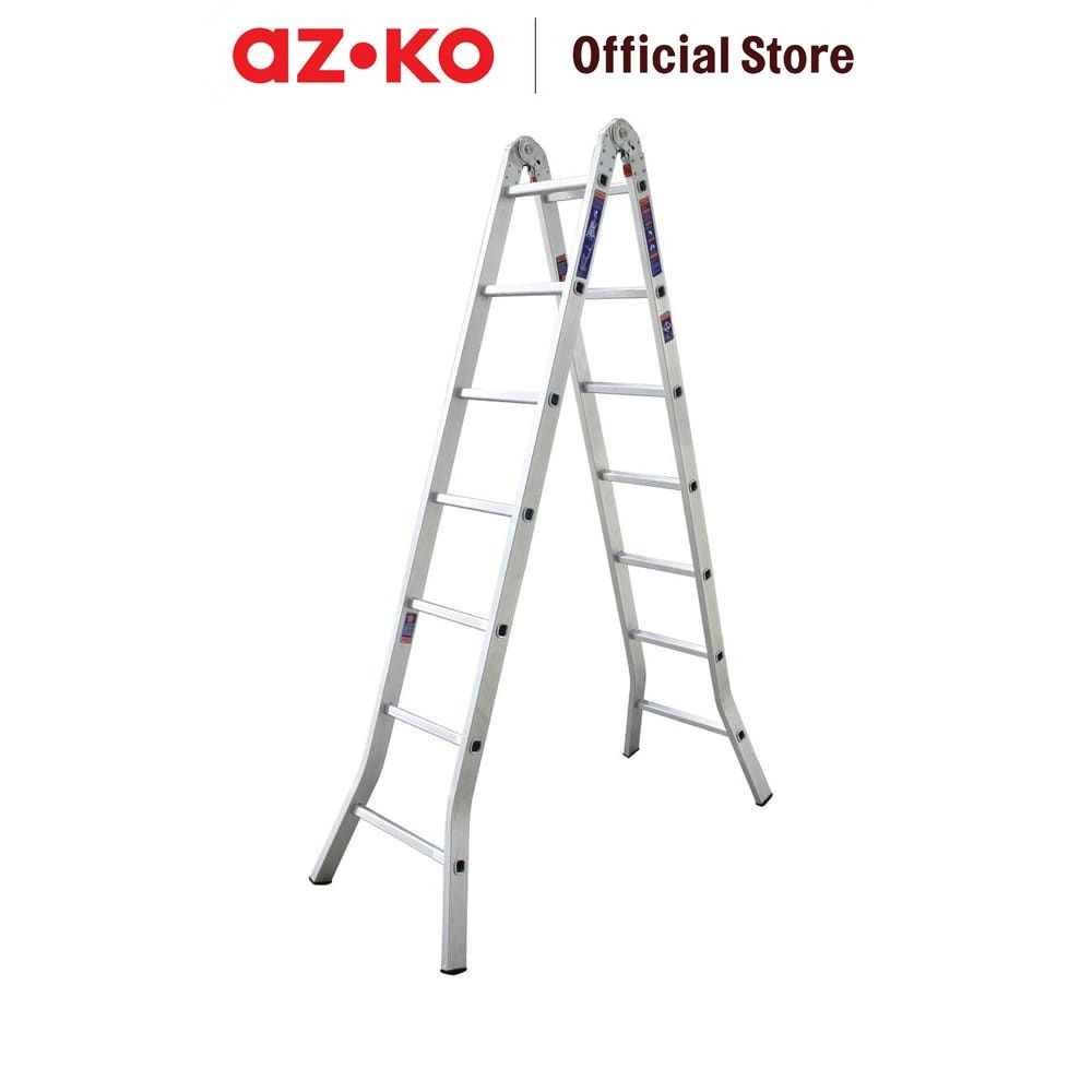 Jual AZKO Fixsteps Tangga Lipat Aluminium Two Joint 7 Step ...