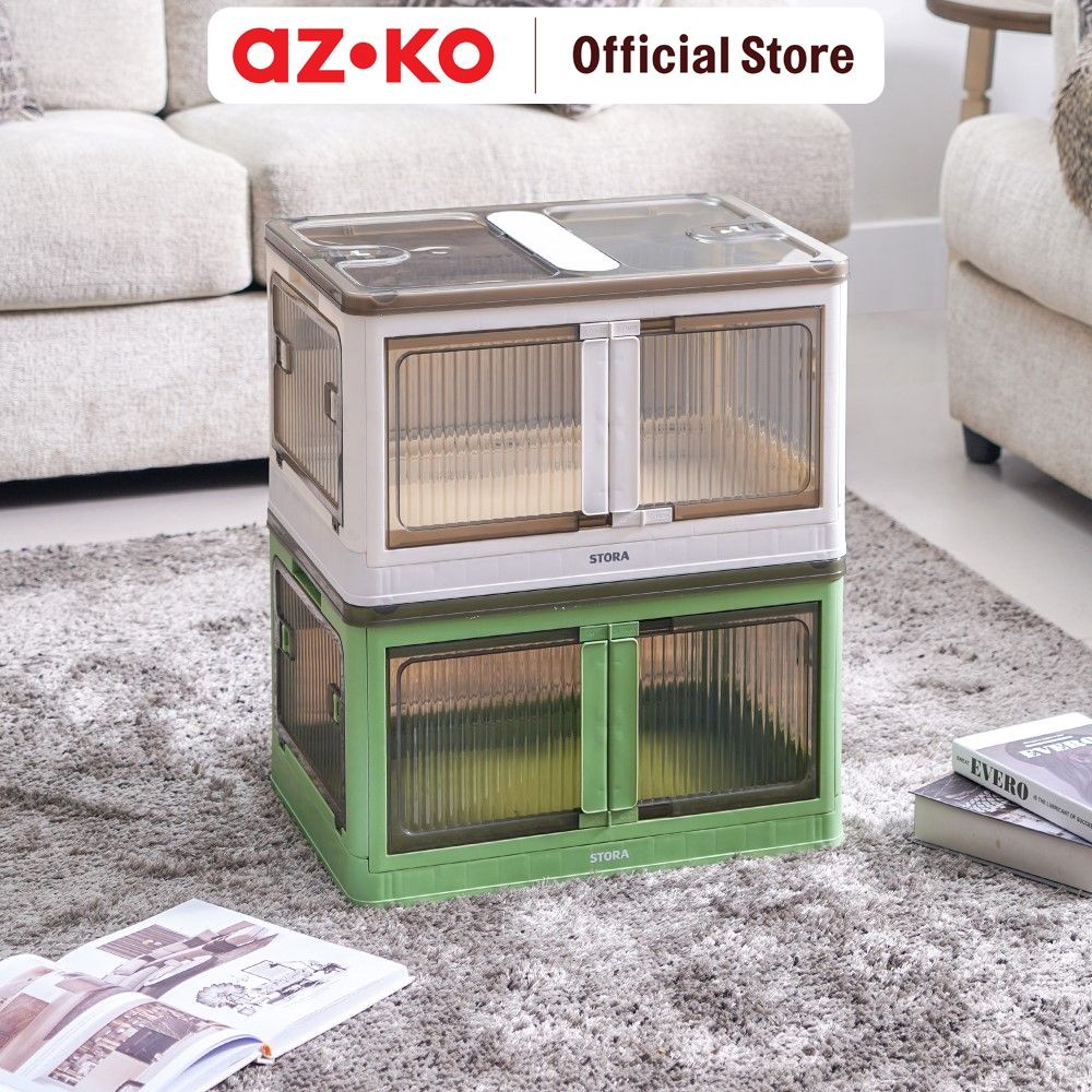 Jual AZKO Stora 51.5X36X30 cm Kotak Penyimpanan Lipat 5 Way Opened ...