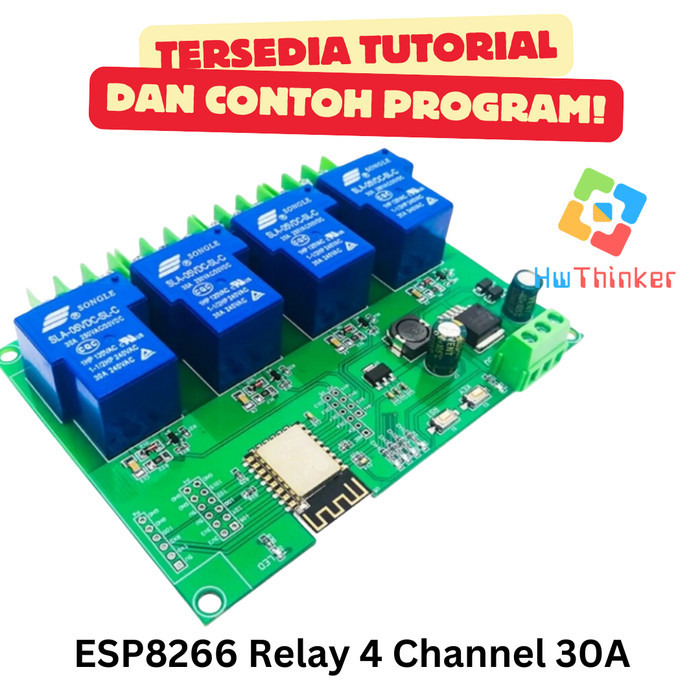 Jual PA99 Modul Relay 4 Channel ch 4ch WIFI ESP-12F ESP8266 30A ...
