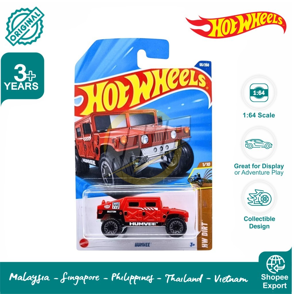 Jual Hot Wheels Humvee Red - Lot C 2025 | Shopee Indonesia