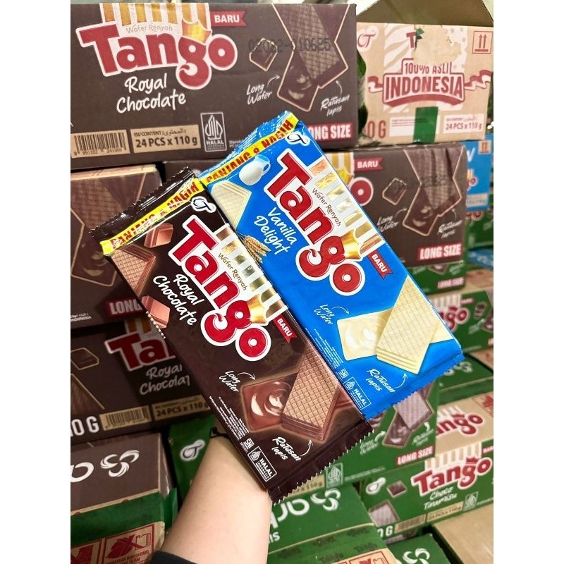 Jual Tango Long Wafer 110 gram harga grosir per 1 Karton atau 1 Dus isi ...