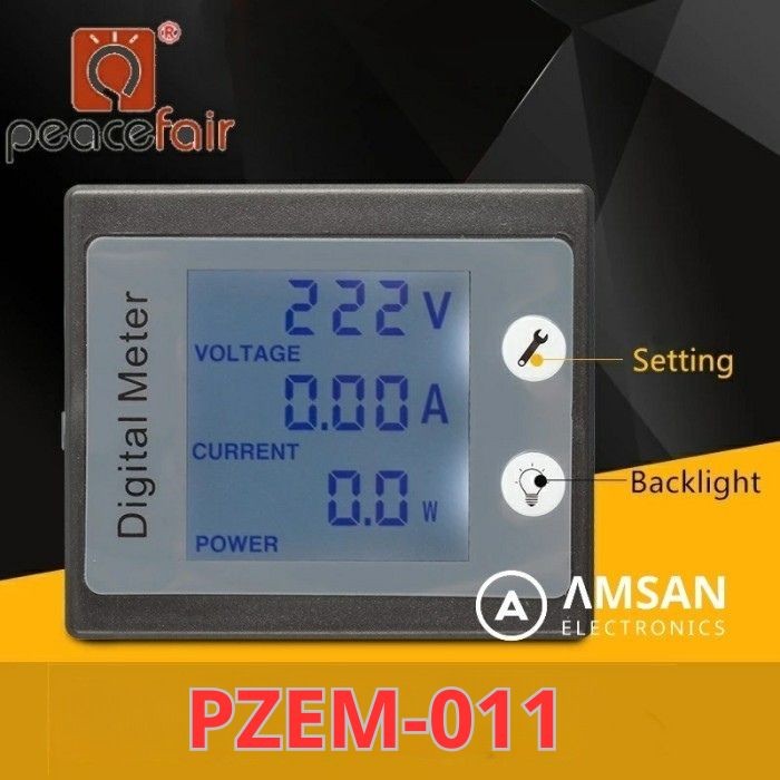 Jual PZEM-011 100A 220V AC Voltmeter Power Energy Watt kWh Meter ...