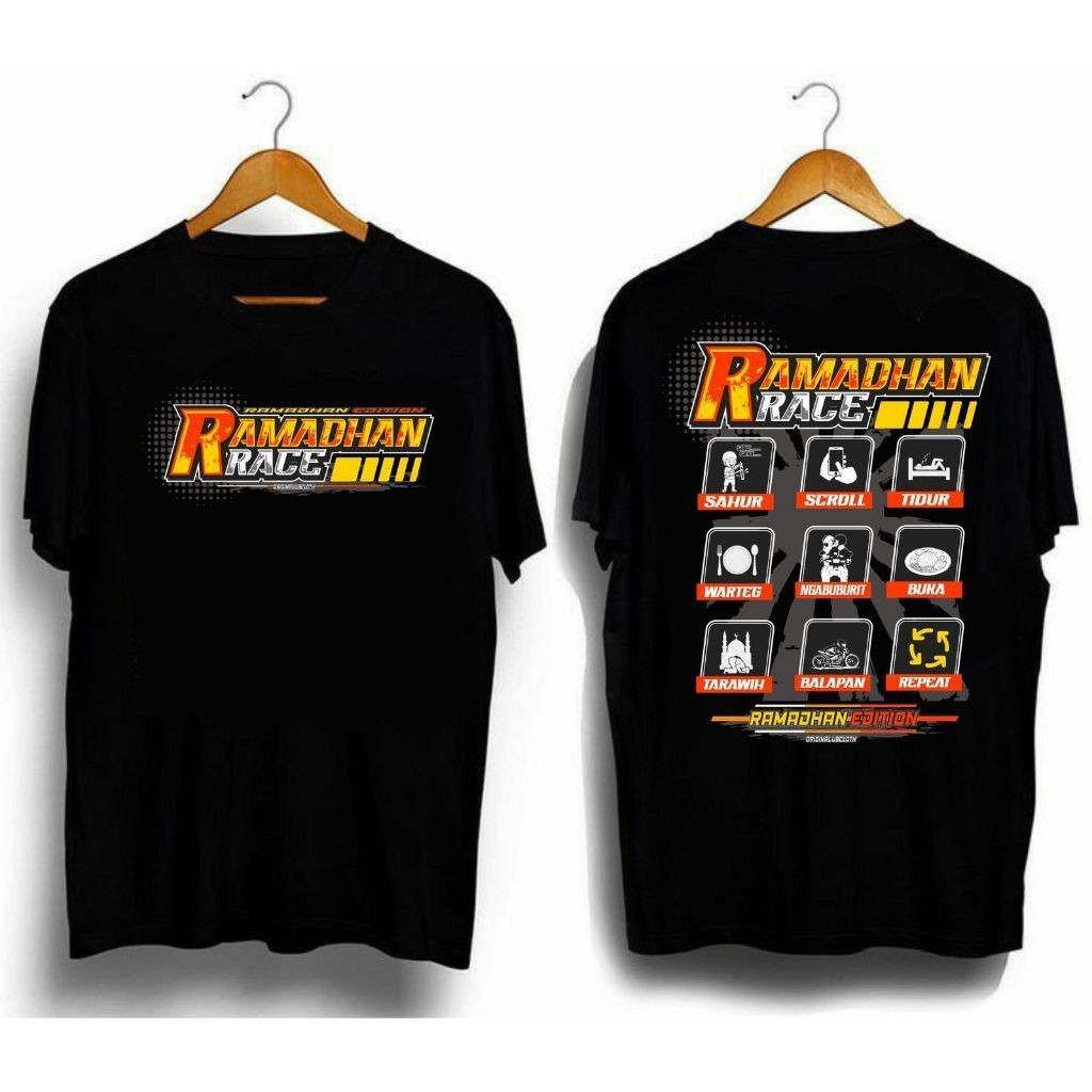 Jual Kaos Ramadhan Race Terbaru 2025 Ub cloth Combed 24s | Shopee Indonesia