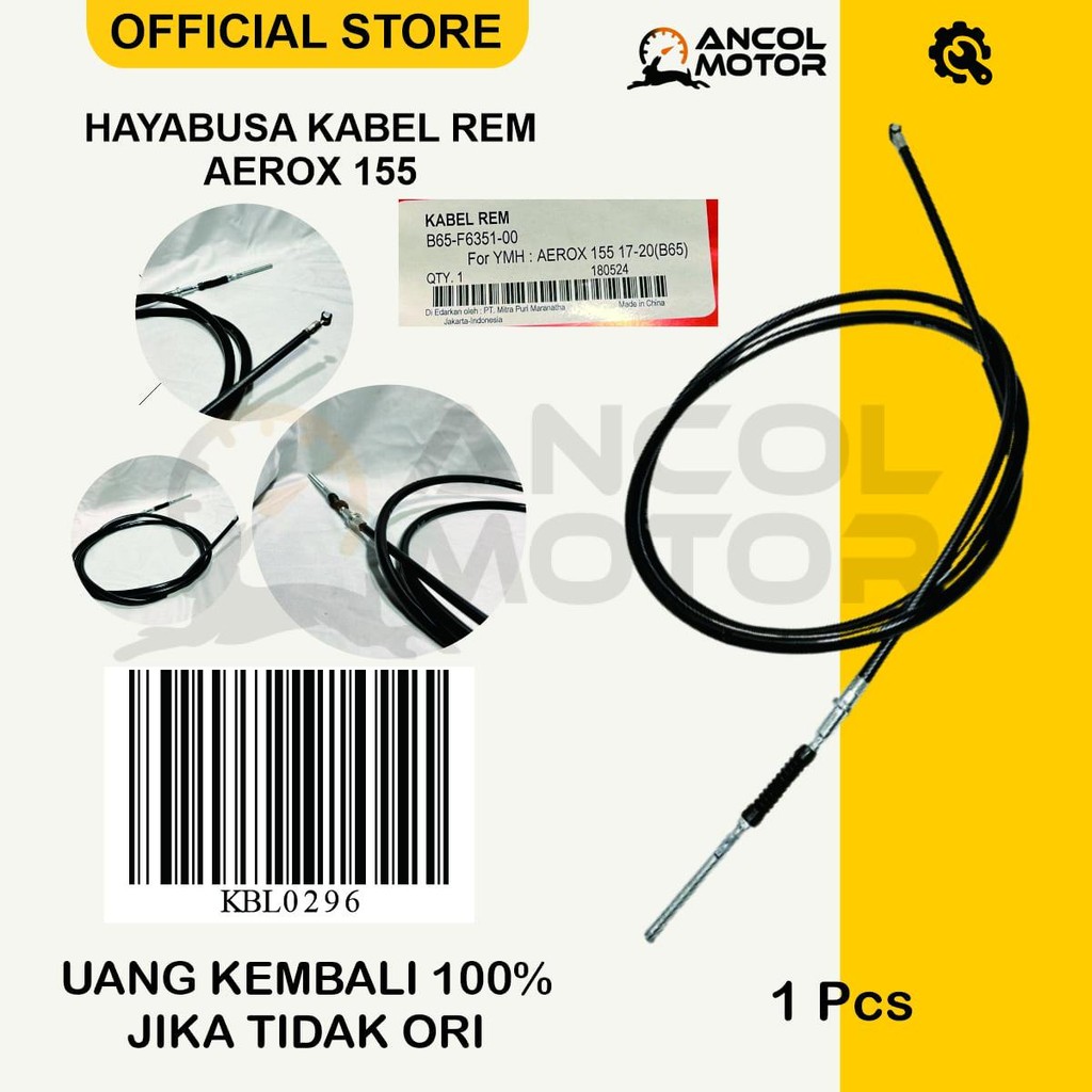 Jual Kabel Rem Belakang Yamaha Aerox 155 - Cable Rear Brake, Merek ...