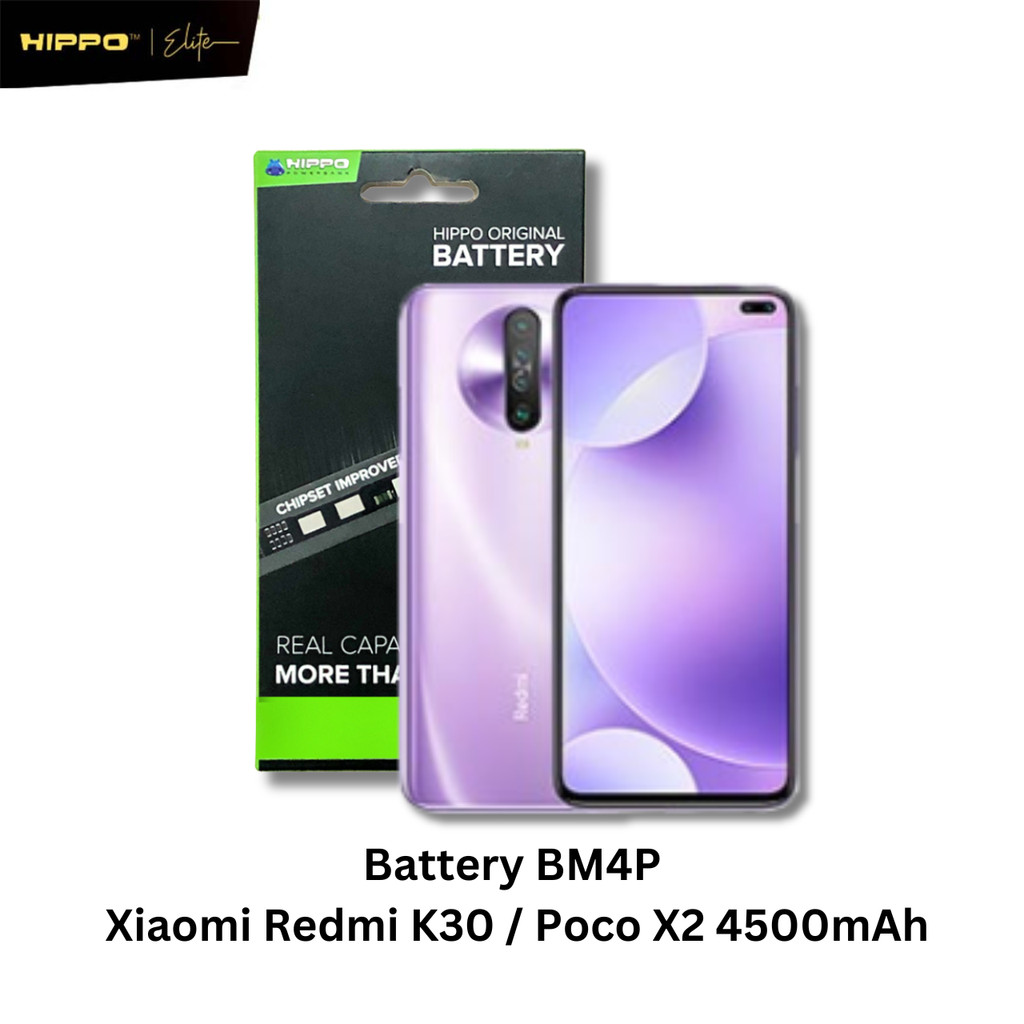 Jual Hippo Baterai Xiaomi BM4P Redmi K30 / Poco X2 4500mAh Battery ...