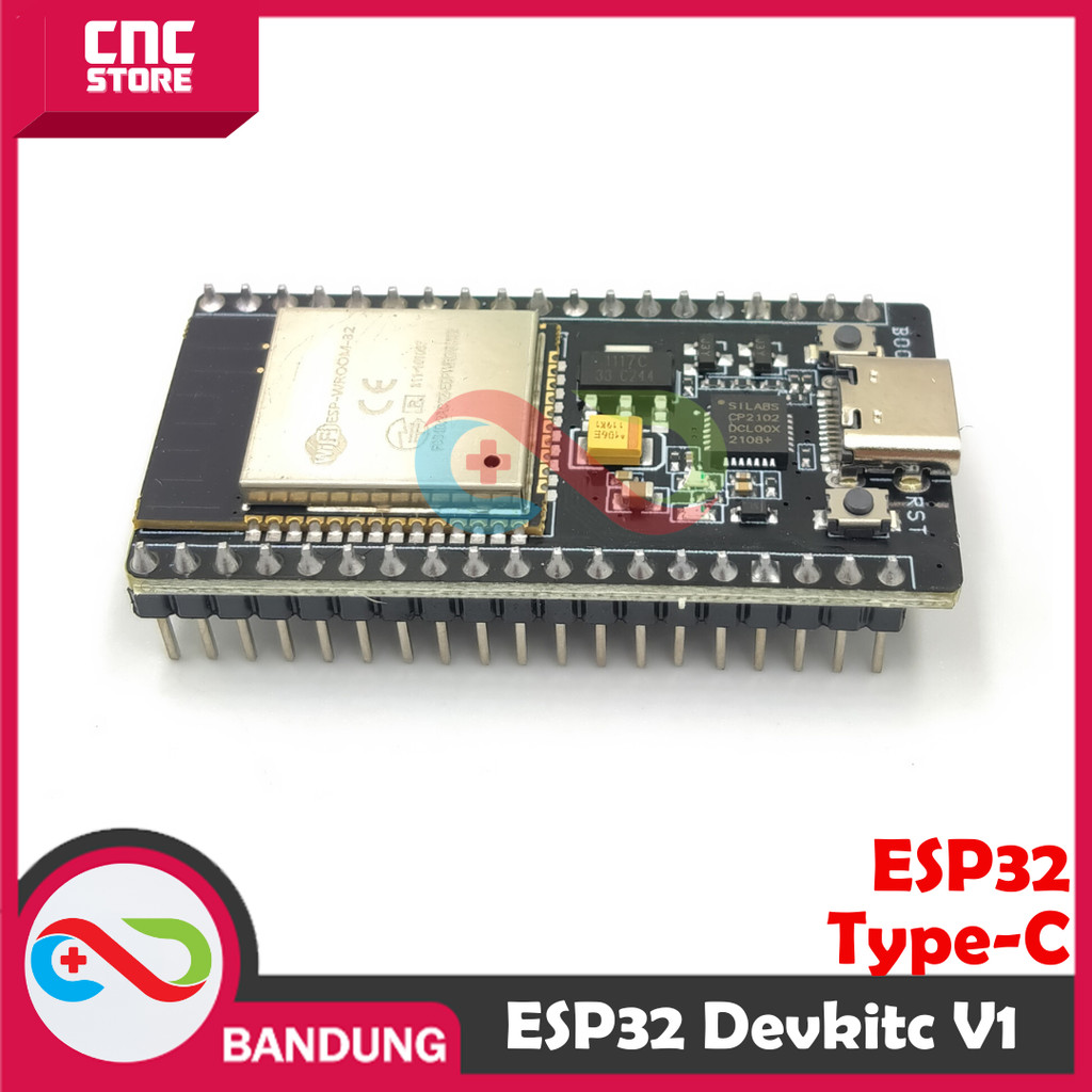 Jual ESP32 ESP-32S DOIT WIFI BLUETOOTH IOT DUAL CORE TYPE-C 38 PIN-A ...