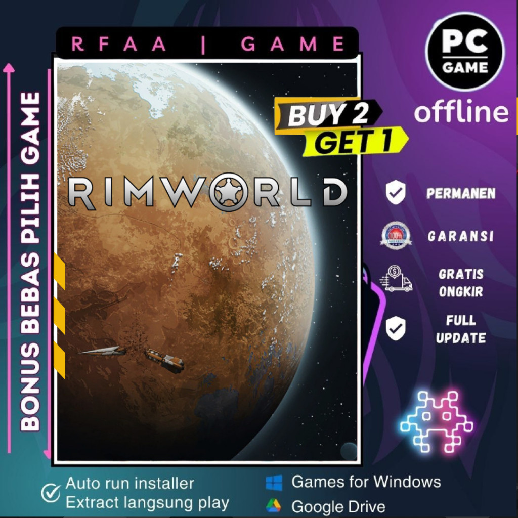 Jual RIMWORLD COMPLETE PACK | GAME PC - LAPTOP - DL | Shopee Indonesia