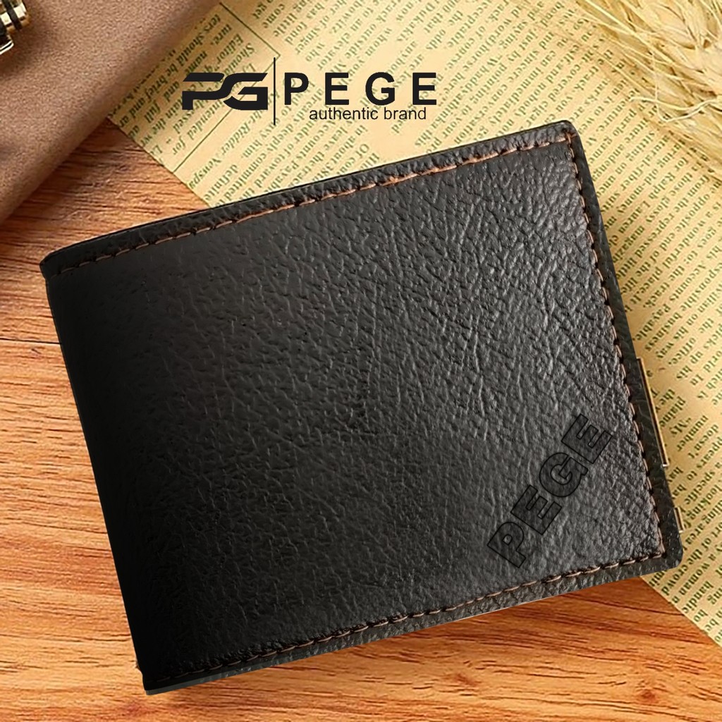 Jual Dompet Lipat Pria Kulit Pendek PEGE Benigno dengan Desain Modern ...
