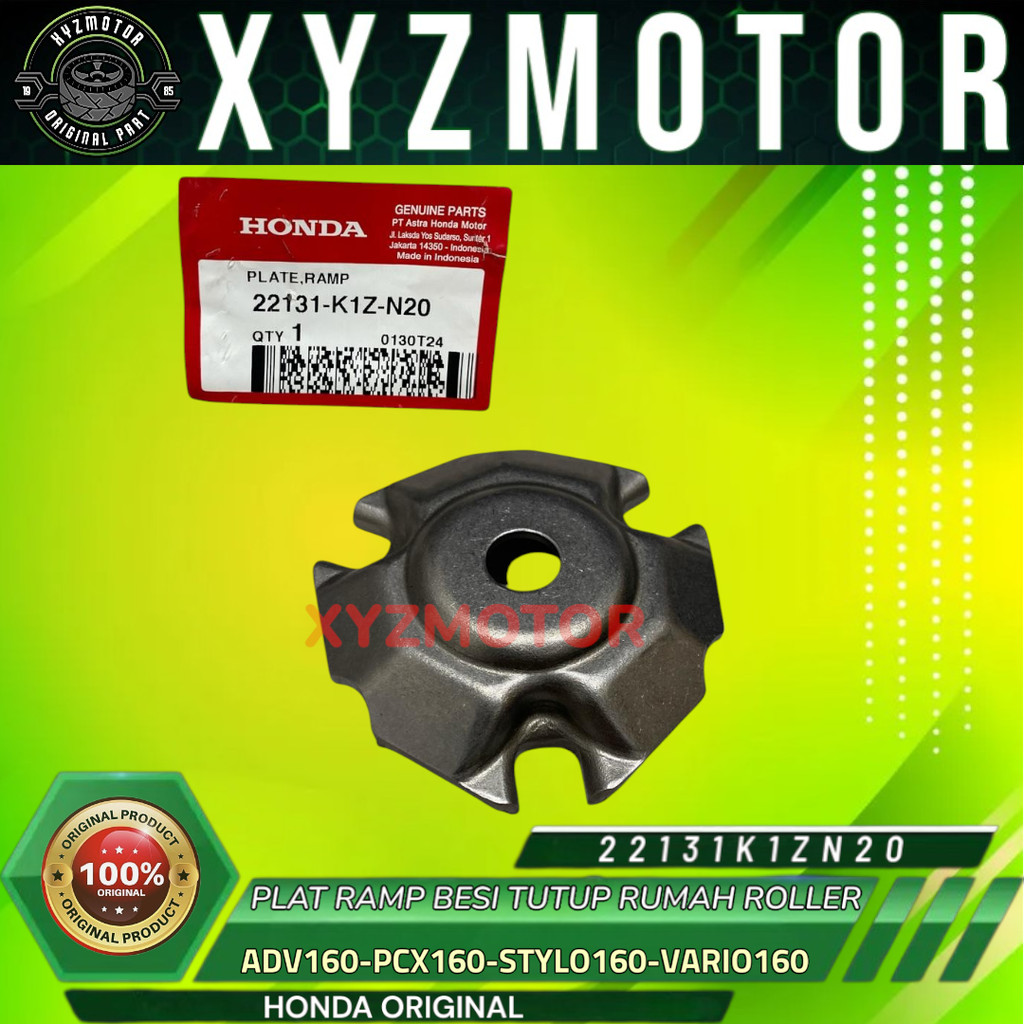 Jual PLAT RAMP BESI TUTUP RUMAH ROLLER ADV 160 PCX 160 STYLO 160 VARIO ...