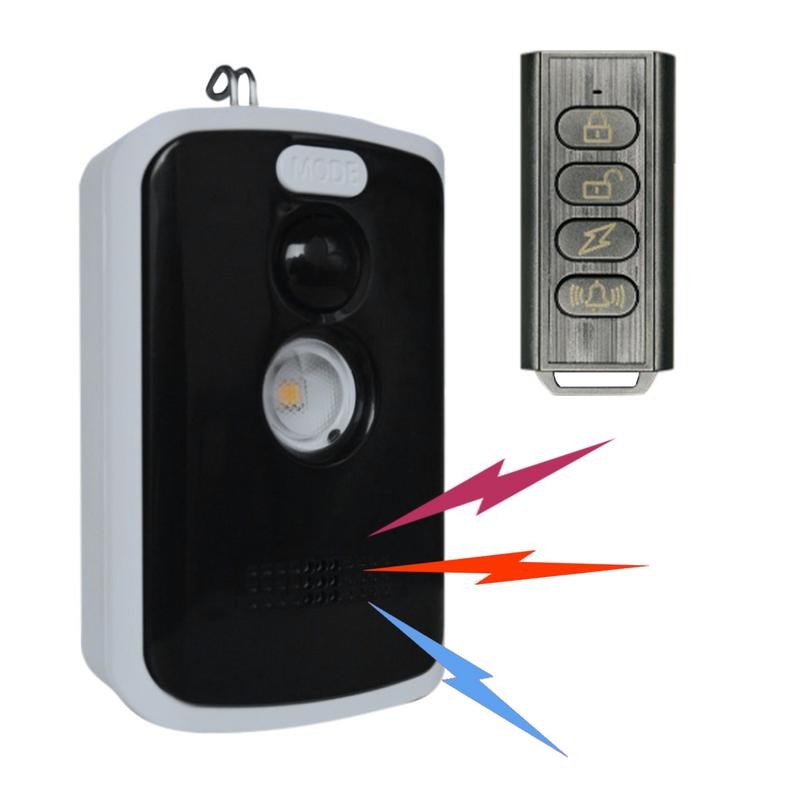 Jual Motion Sensor Alarm Remote Control Camp Safe Perimeter Trip Alarm ...