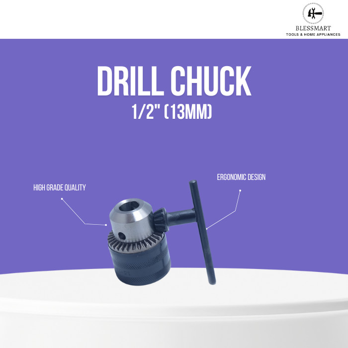 Jual RYU DRILL CHUCK 13MM 1/2" KEPALA BOR ADAPTER | Shopee Indonesia