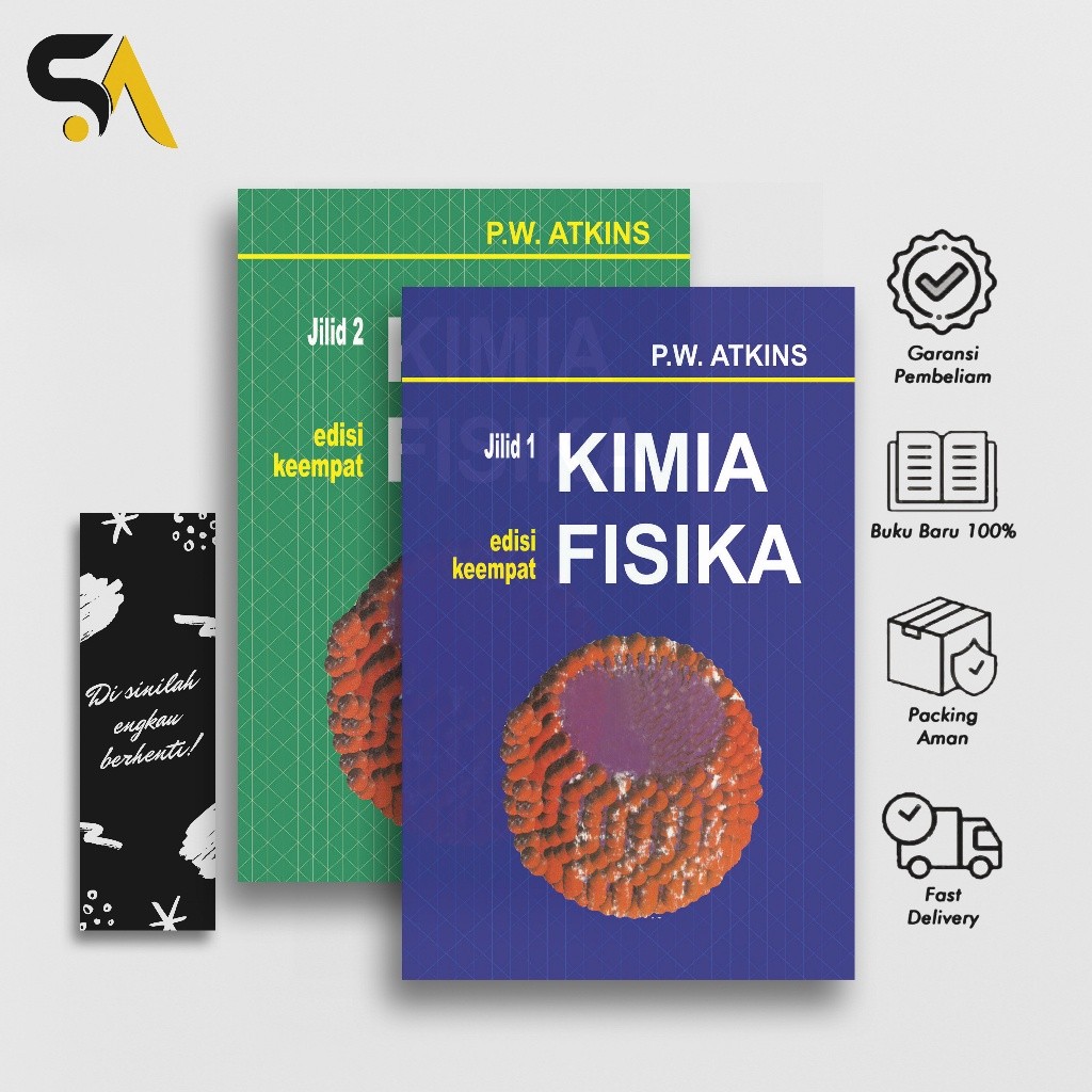 Jual Paket Kimia Fisika Jilid 1 Dan Jilid 2 Edisi 4 By P.W Atkins ...