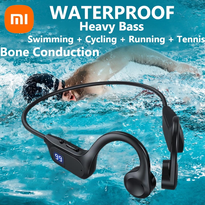 Jual Xiaomi Bone Conduction Wireless Earphone Sport Swimming Bluetooth ...