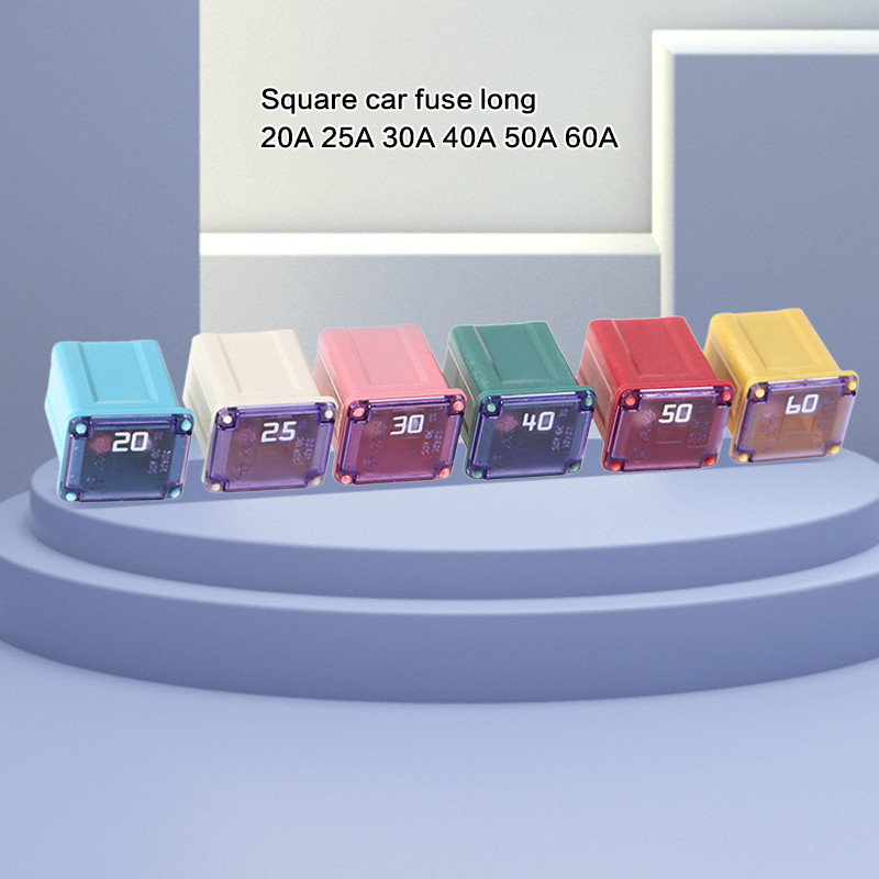 Jual Square Fuse 20A 25A 30A 40A 50A PEC Automotive Car Fuse Tube ...