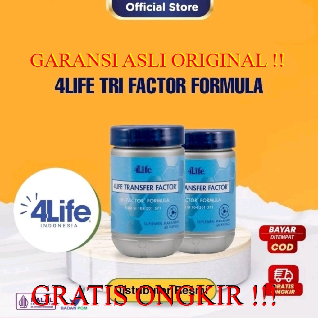 Jual 4Life 100%Asli Transfer Factor Formula - Tri Factor Formula ...